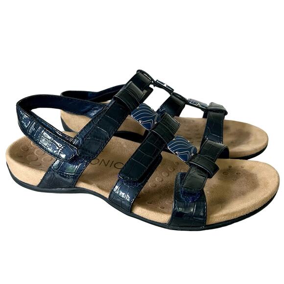 Vionic | Shoes | Vionic Amber Adjustable Biomechanical Orthopedic Navy ...